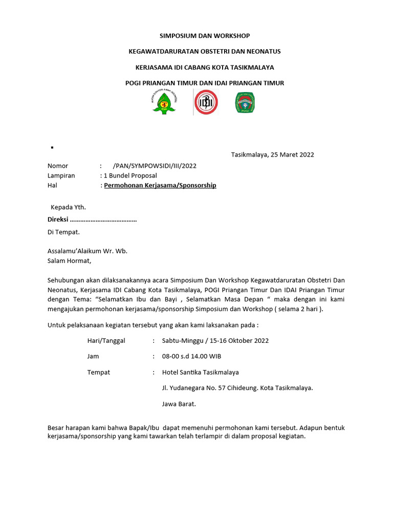 Contoh SURAT KERJASAMA | PDF | Bisnis