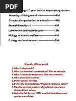 Practical Manual Zoology-1 | PDF | Bone | Epithelium