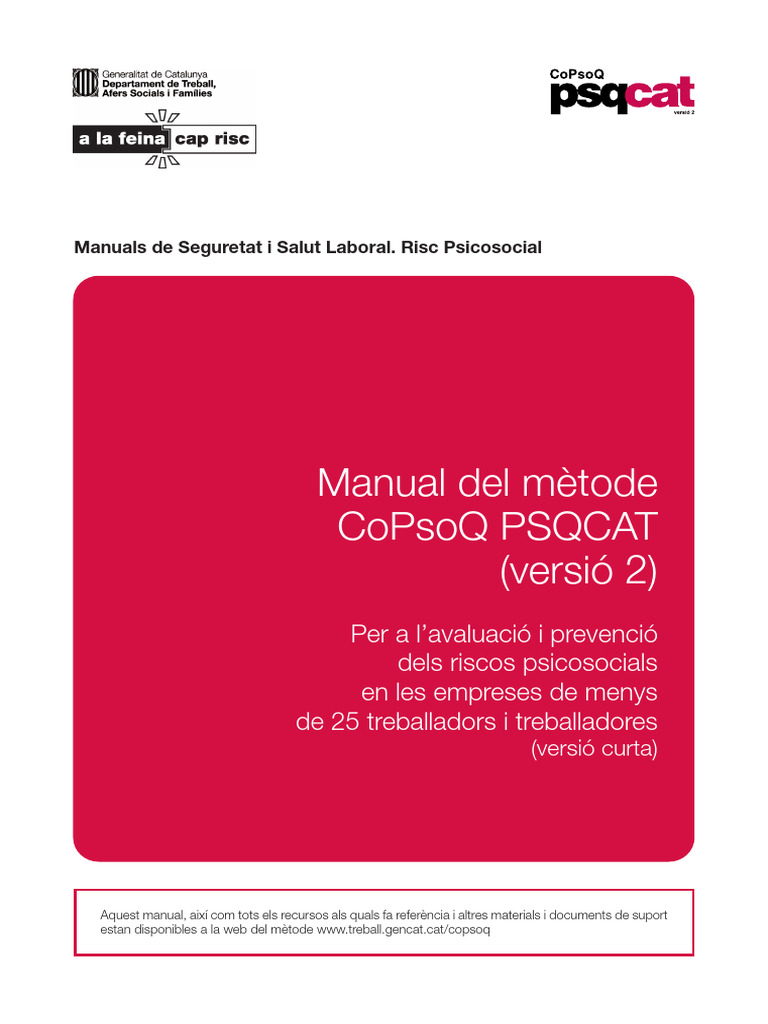 ISTAS 21 - cORTA | PDF