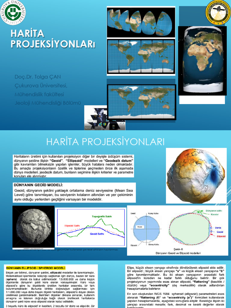 Harita Projeksiyonları | PDF