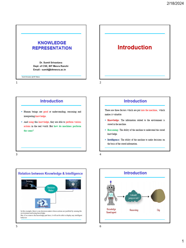 KR | PDF | Knowledge Representation And Reasoning | Knowledge