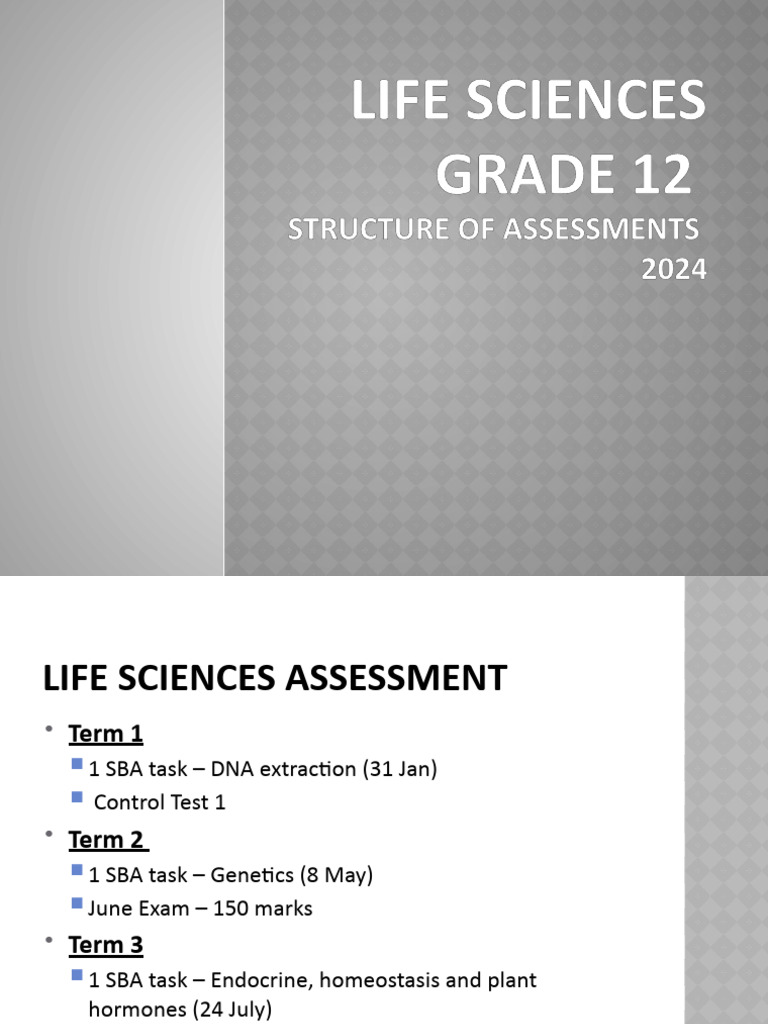 Grade 12 Assessment Structure | PDF