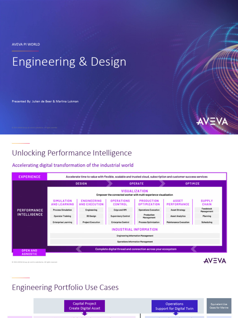 UC21NA D1EN030 AVEVA Lukman AVEVA Engineering and Design | PDF | Cloud ...