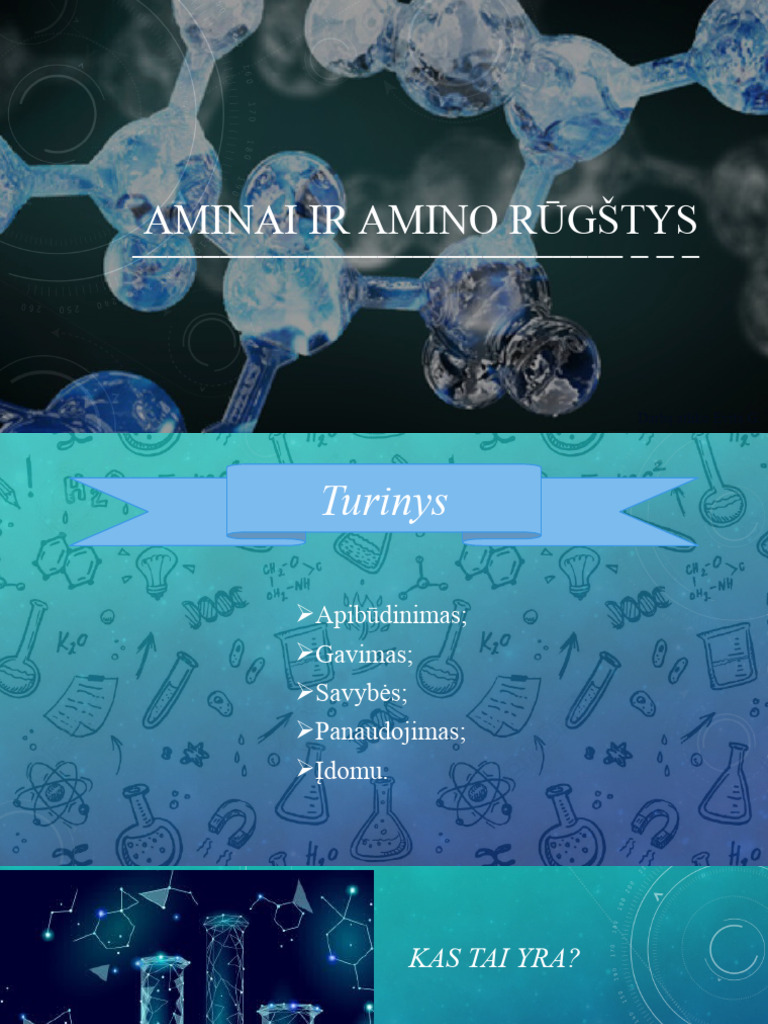 Aminai Ir Aminorūgštys | PDF