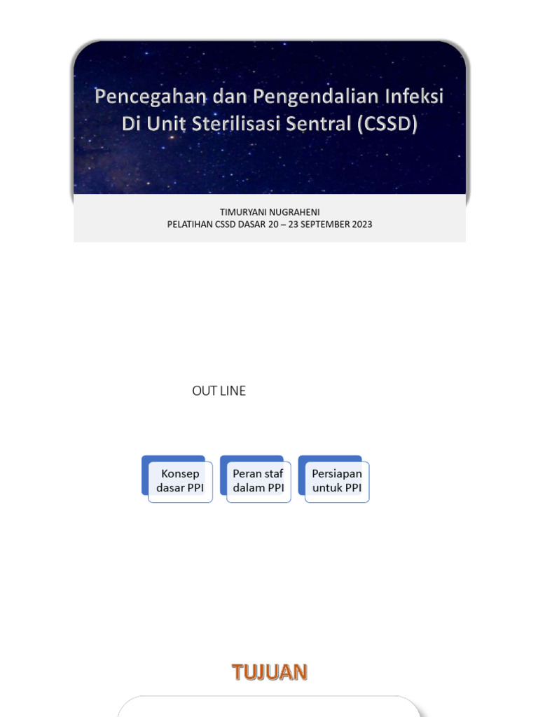 Pelatihan CSSD: Pencegahan Infeksi | PDF