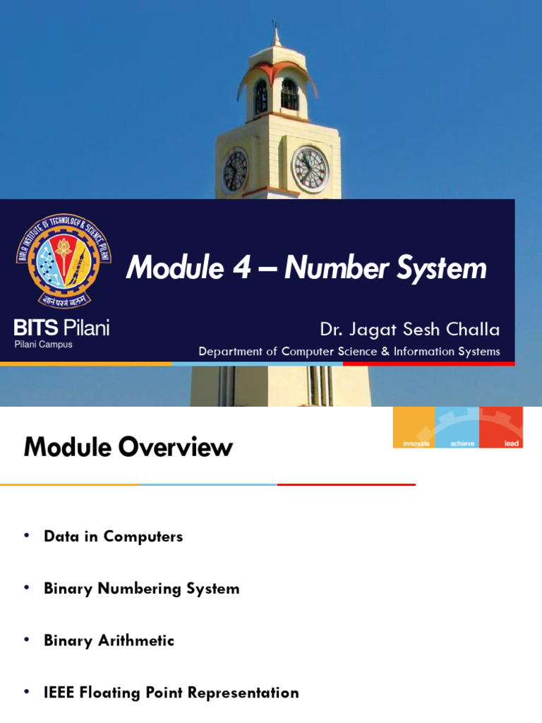 Module 4 - Number System and IEEE Floating Point Representation | PDF | Applied Mathematics ...