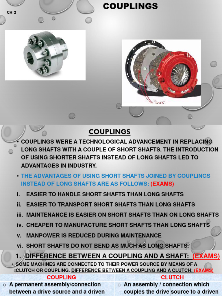 Module 2 - Couplings | PDF | Mechanical Engineering | Equipment
