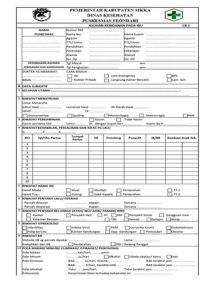 format askeb-1 | PDF