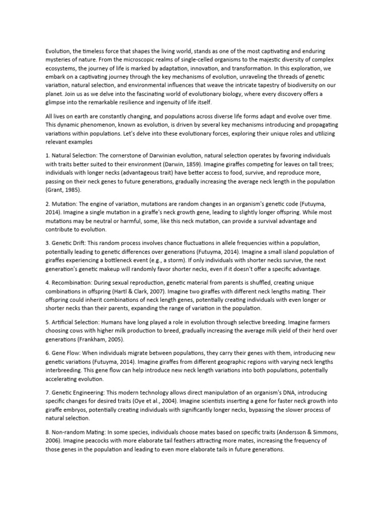 Script and Lesson in Bio and Chem | PDF | Evolution | Allele