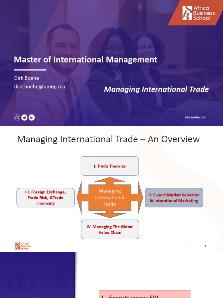 Class #4 - MIT | PDF | Exports | Market (Economics)