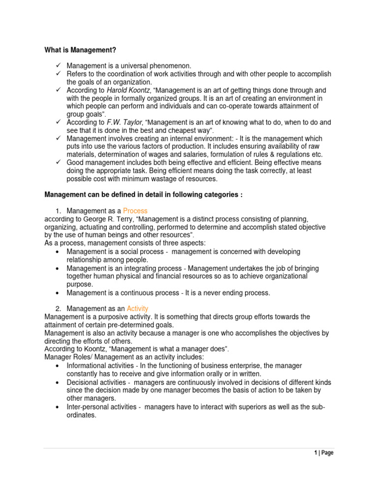 Understanding Management Basics | PDF | Cost Of Living | Science