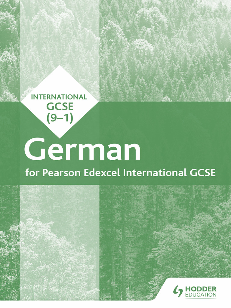 Pearson Edexcel International GCSE German Vocabulary Workbook | PDF