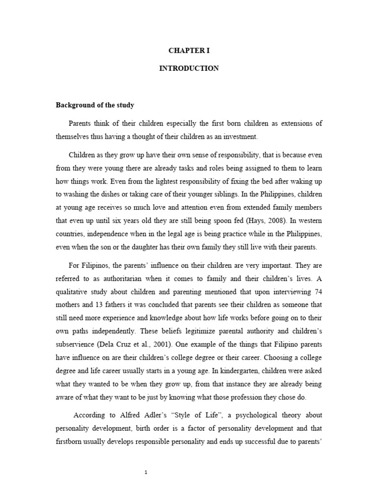 Academic Paper 1 | PDF | Sibling | Family