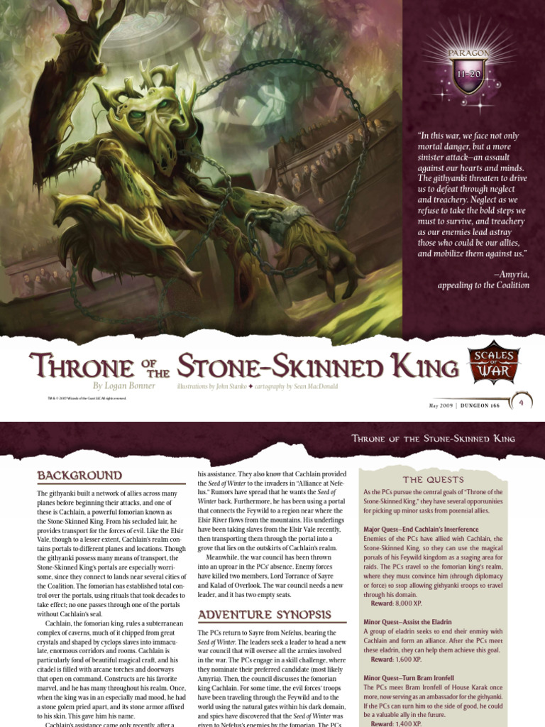 11 Throne of The Stone-Skinned King | PDF