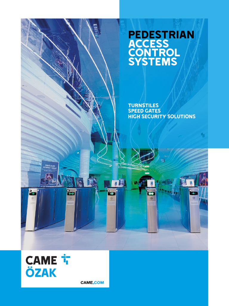 Came Ozak Pedestrian Catalog | PDF | Access Control | Switch