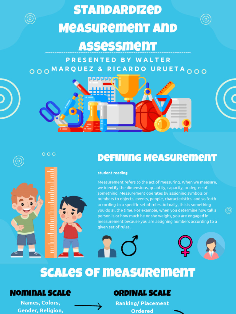 Standardized Measurement and Assessment | PDF