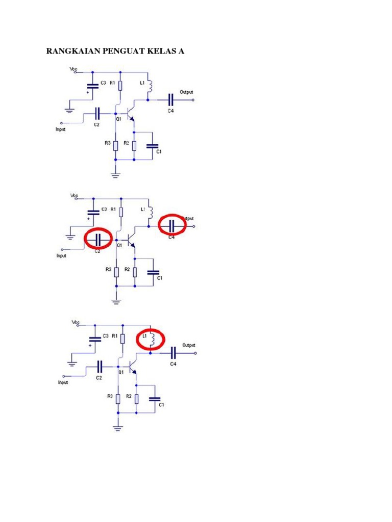 Rangkaian Penguat Kelas A | PDF
