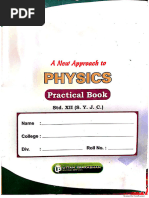 Physics Practical Notebook Class 12th State Board | PDF
