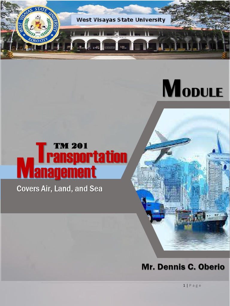 Transportation Module Unit 1 Lesson 1 | PDF | Transport | Air Pollution