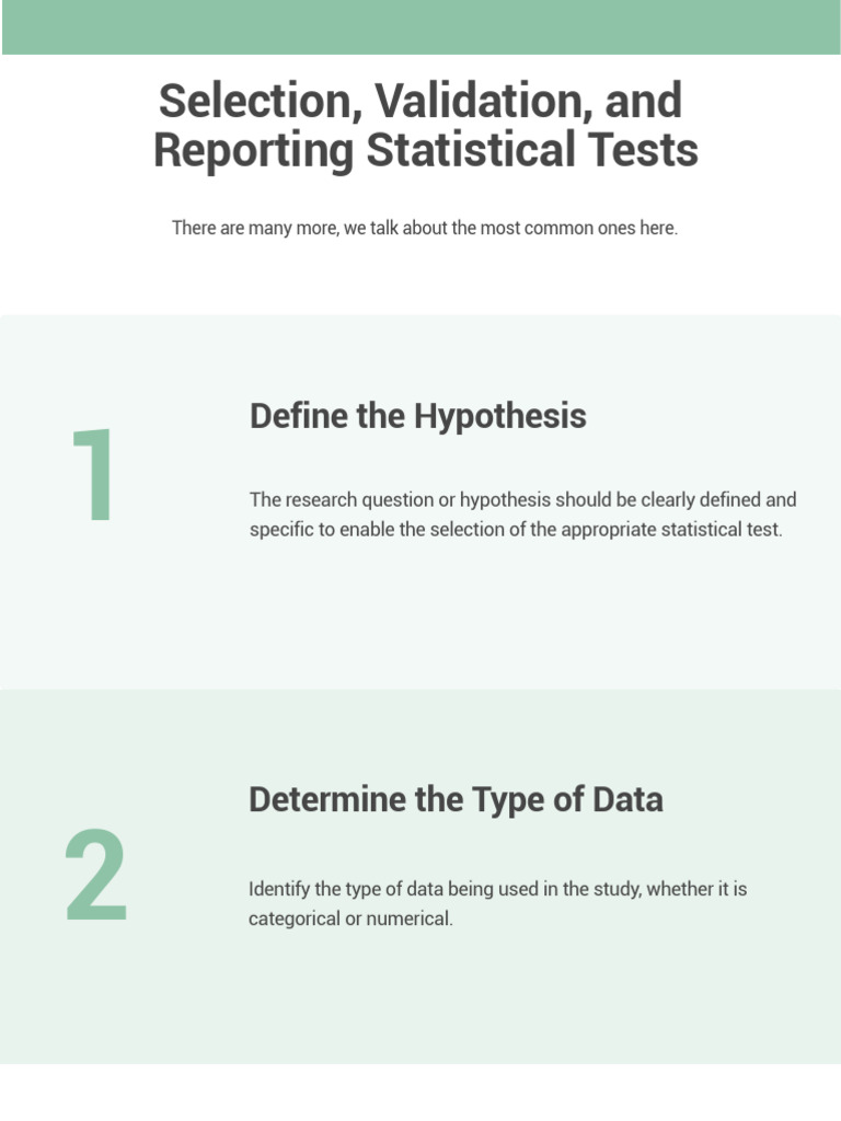 Choosing A Statistic 1678526845 | PDF | Statistics | Categorical Variable