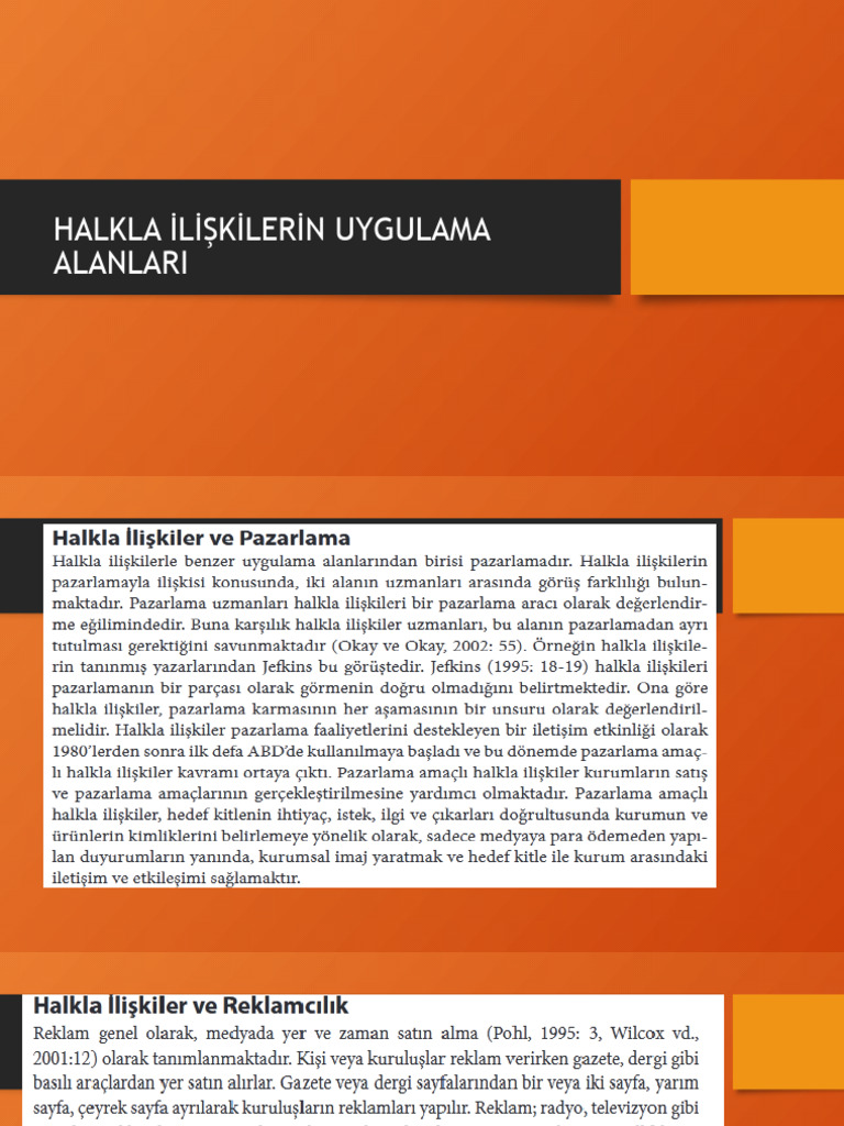 Halkla Ilişkiler 4.hafta | PDF
