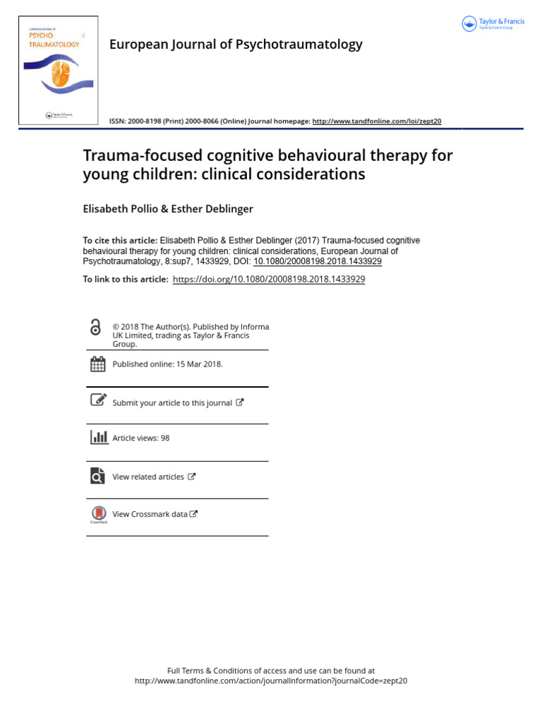 TCC Trauma | PDF | Thought | Feeling