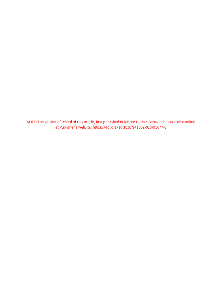 Overconfidence in Scientific Knowledge | PDF | Cognition ...