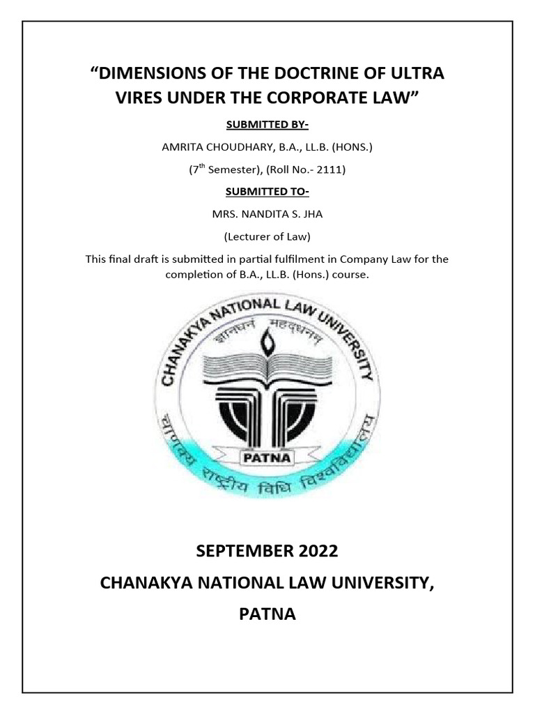 2111, Company Law (Final Draft) | PDF | Legal Liability | Tort