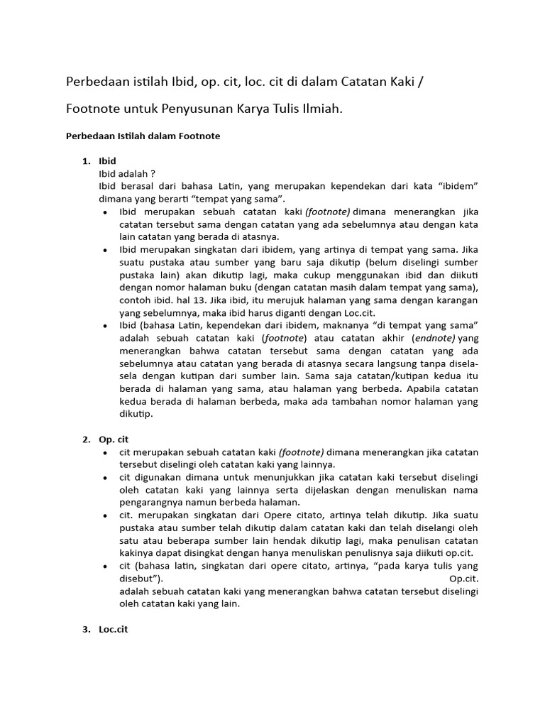 Ibid, Op - Cit Dan Loc - Cit | PDF