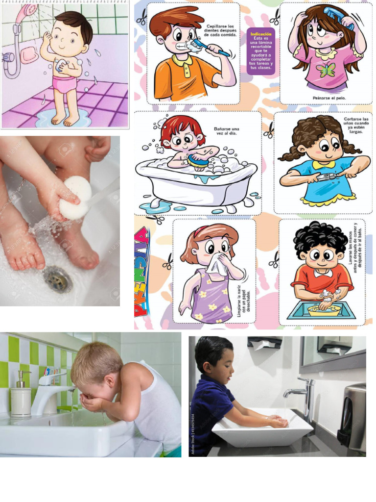 Aseo Personal de Los Niños | PDF