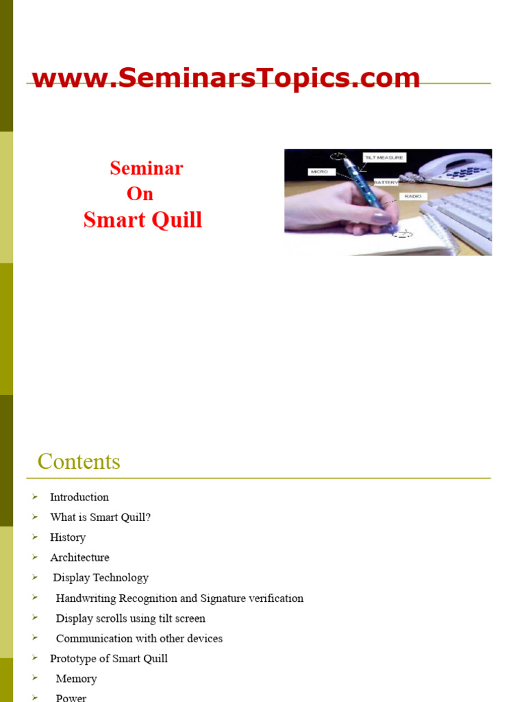 Smart Quill 247 OJbJI0Y | PDF | Wireless | Manufactured Goods