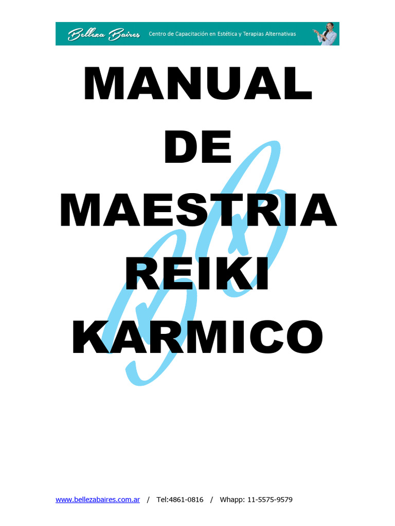 Manual de Master Reiki Karmico | PDF | Mano | Reiki