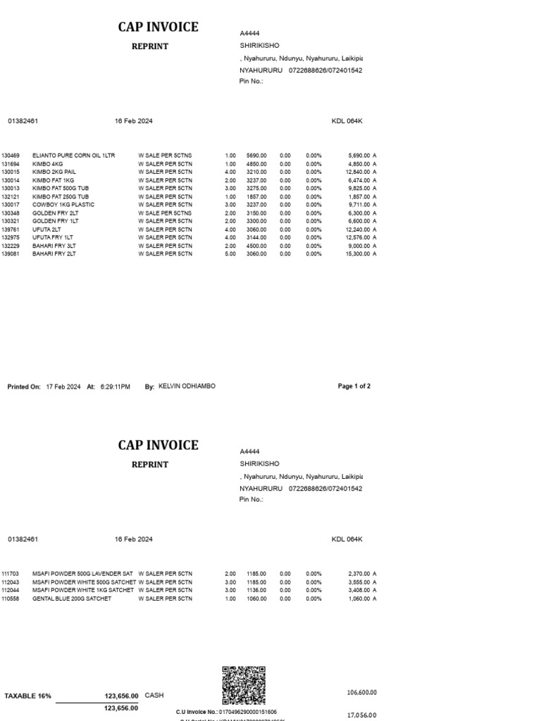 Subati Flowers Statement As From 1ST Nov 2023 | PDF