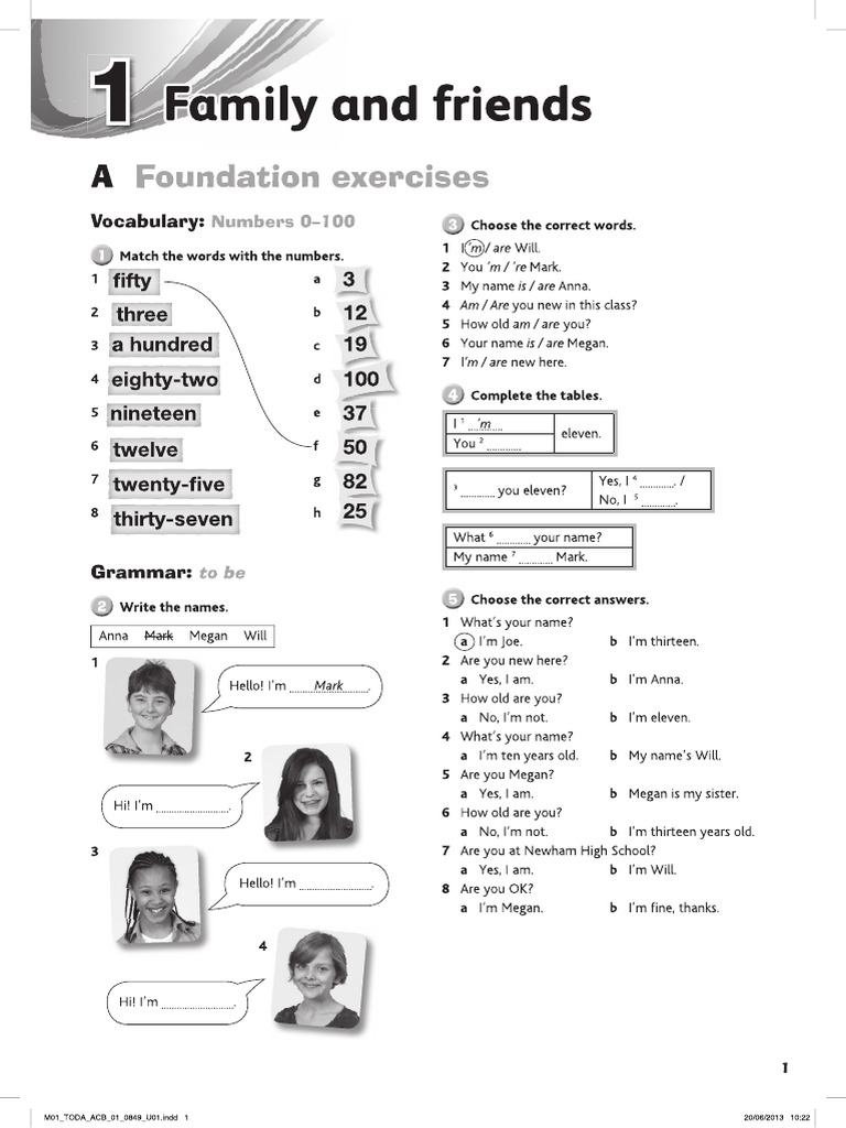 Grade 1 Activity Book Exercises | PDF