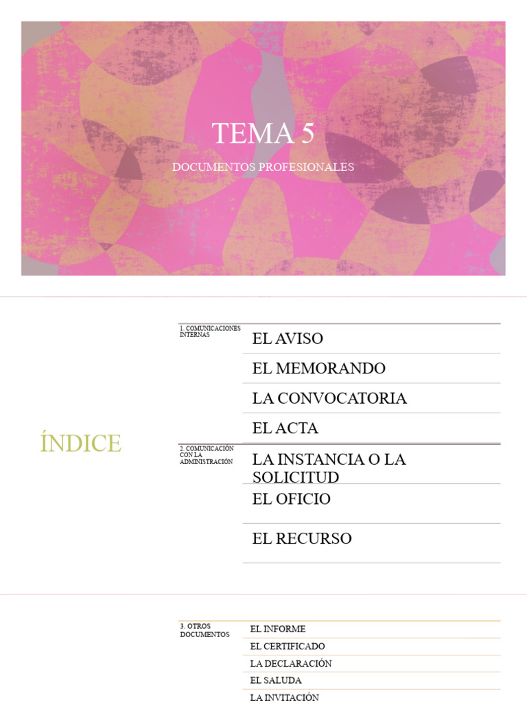 Tipos de Documentos Profesionales | PDF | Business | Medios de ...