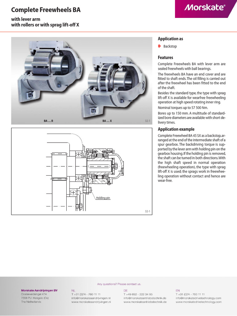 Complete Freewheel BA X en BA R | PDF | Engineering Tolerance | Equipment