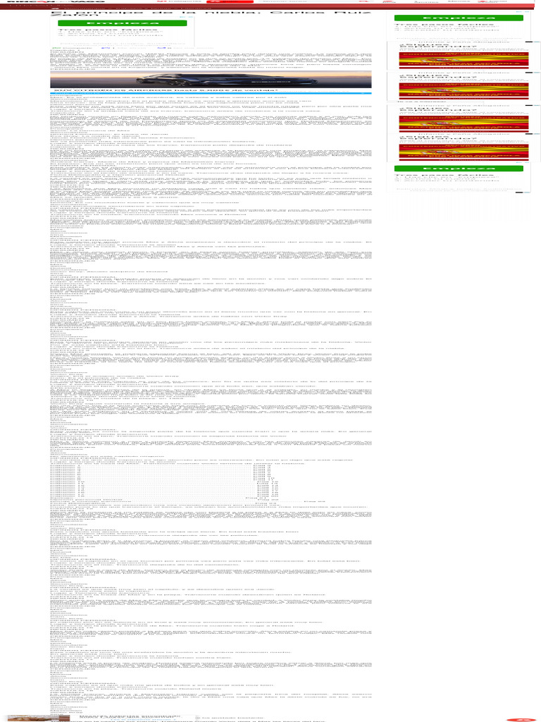 Encuentra Aquí Información de El Príncipe de La Niebla Carlos Ruiz Zafón para Tu Escuela ¡Entra ...