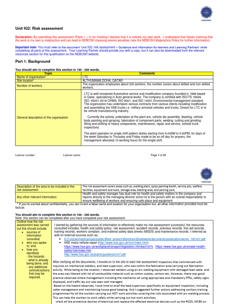 Ra Sample LTC 21-Oct-2023 | Download Free PDF | Personal Protective ...