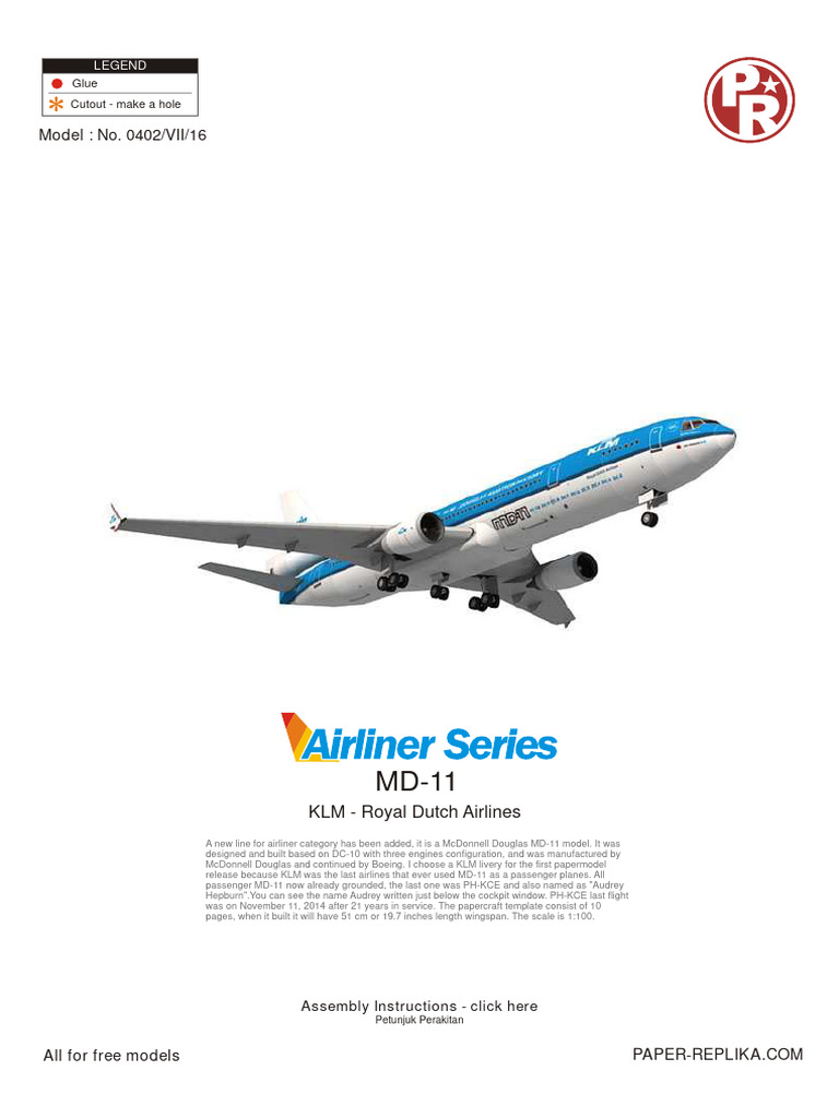 Md11 KLM Paper | PDF | Aviation | Boeing