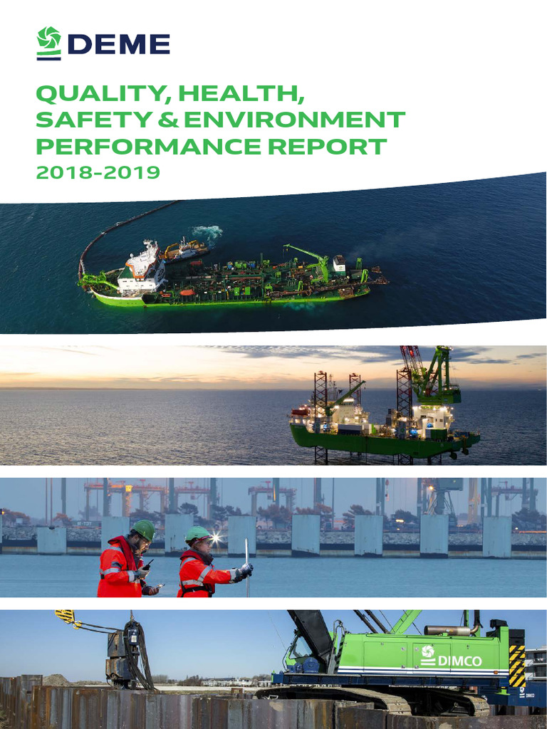 DEME QHSE Performance Report 2018-2019 | PDF | Energy Conservation ...