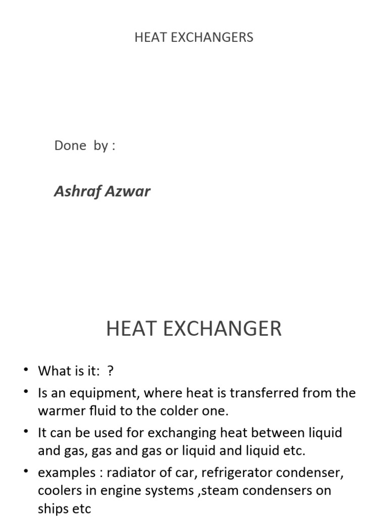 Heat Exchanger For PMS S-3 and CoC | PDF | Heat Exchanger | Corrosion