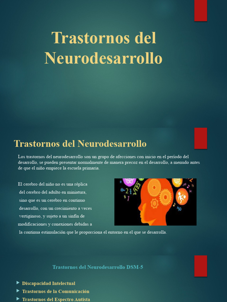 Trastornos Del Neurodesarrollo | PDF | Discapacidad intelectual | Desorden hiperactivo y deficit ...