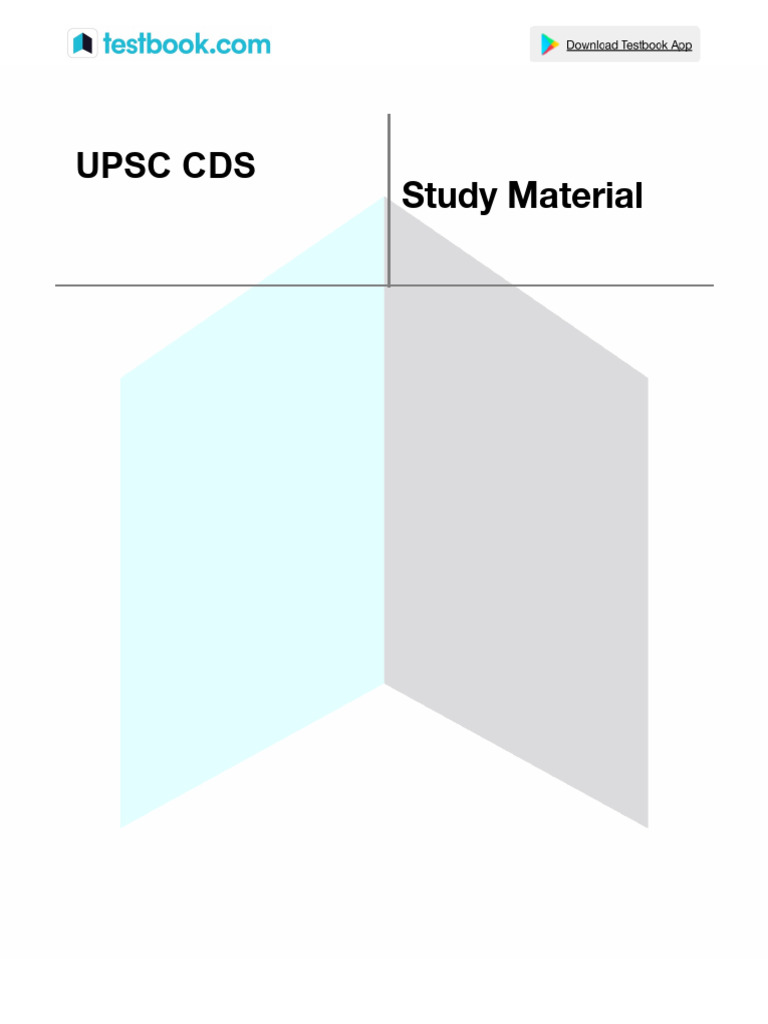 Upsc Cds Study Material Bd9a2bb2 | PDF | Chemistry | Physics