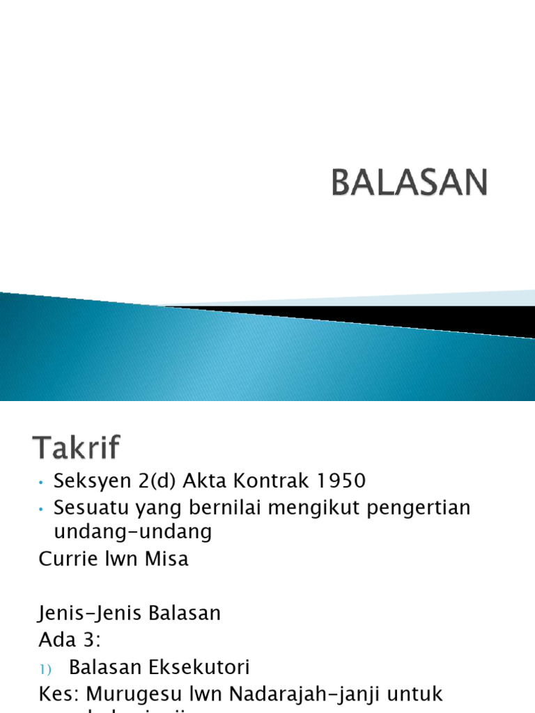 Kuliah 4 Balasan | PDF