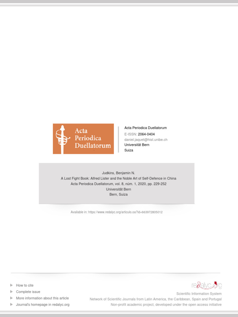 A Lost Fight Book: Alfred Lister and The Noble Art of Self-Defence in ...