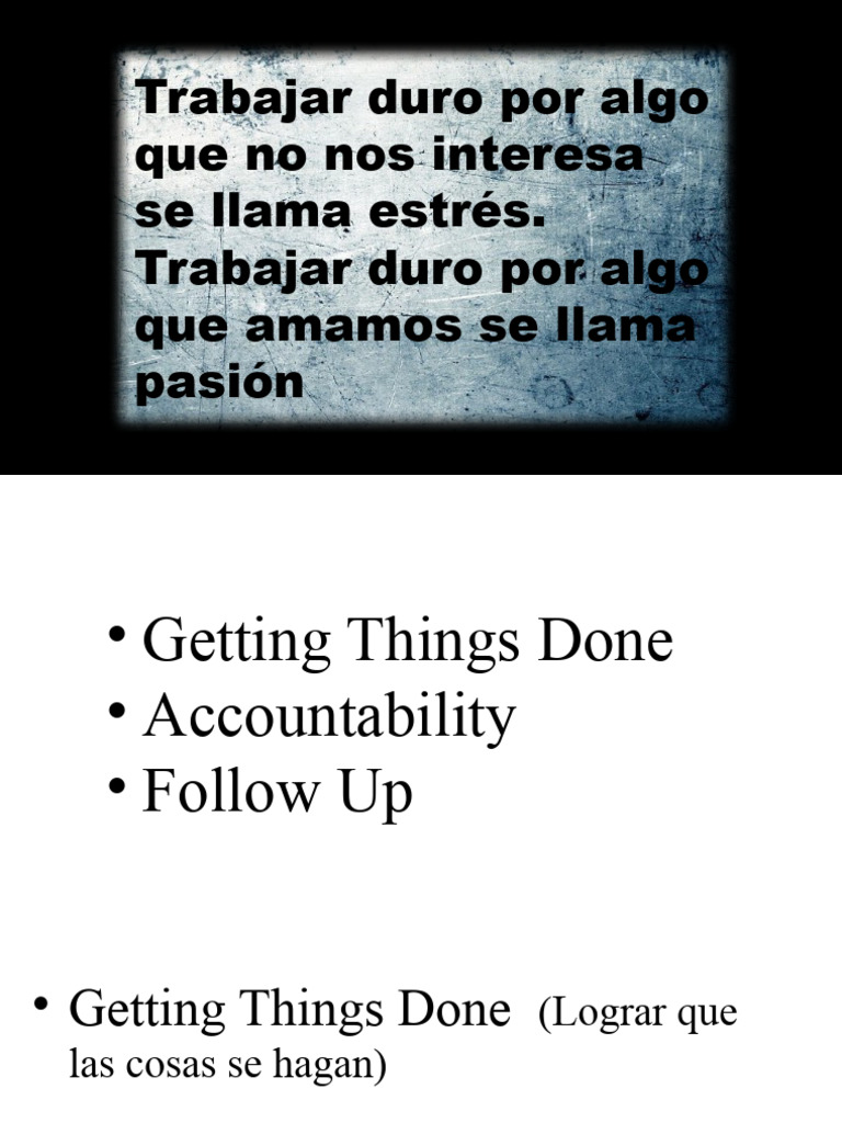 Trabajar Duro Por Algo Que No Nos Interesa Se Llama Estrés. Trabajar ...
