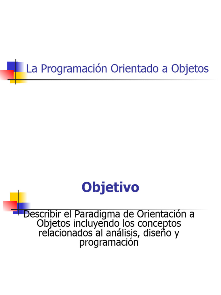 Presentacion Tema I Unidad II | PDF | Objeto (informática ...
