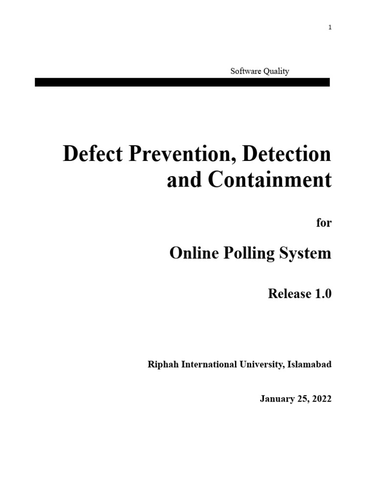 Online Polling System Defect Management | PDF | User (Computing) | Password