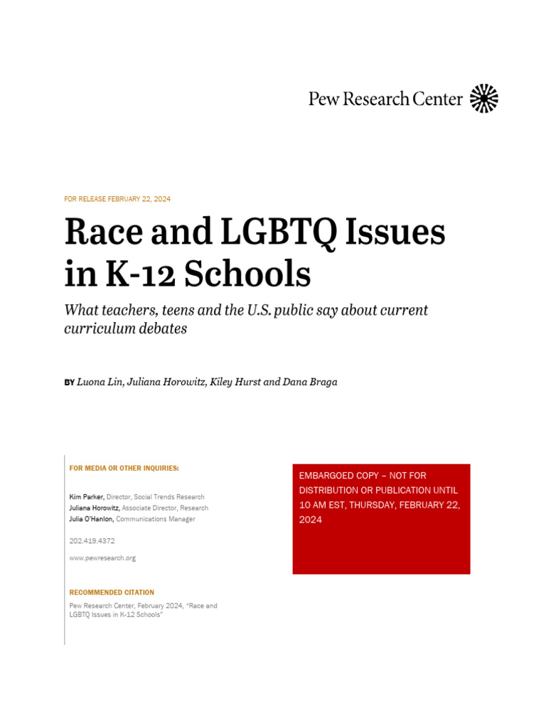 Pew Survey | PDF | Race And Ethnicity In The United States Census ...