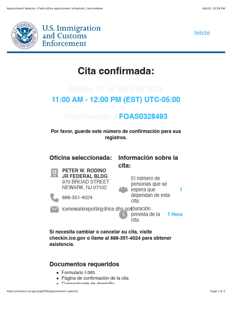 Appointment Selector - Field Office Appointment Scheduler - ServiceNow ...